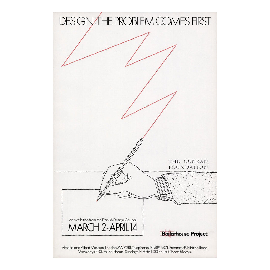 Design: The Problem Comes First 1983 Unframed Archive Exhibition Poste ...